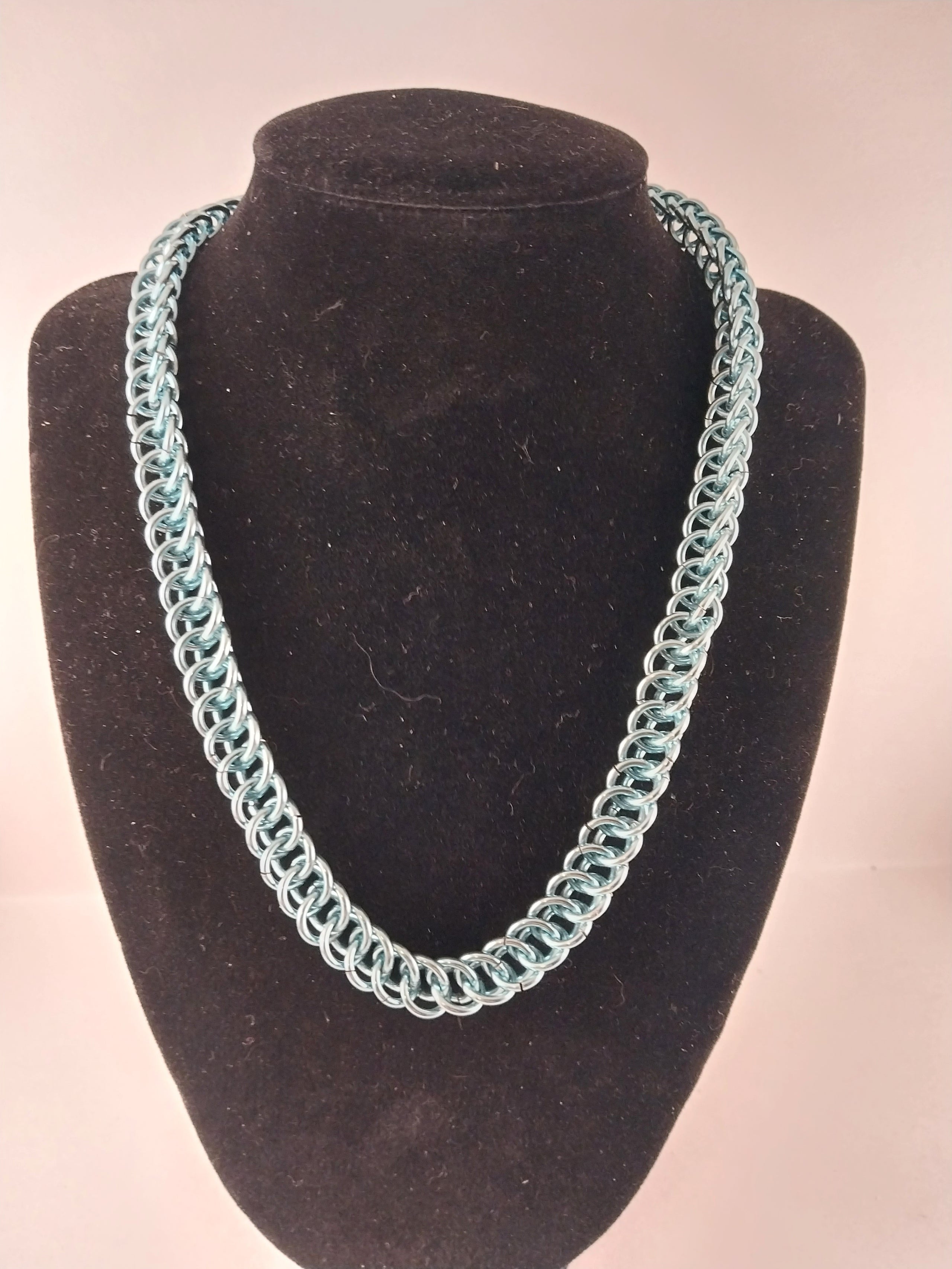 Light blue persian 3 in 1 necklace | The Crafty Ogre